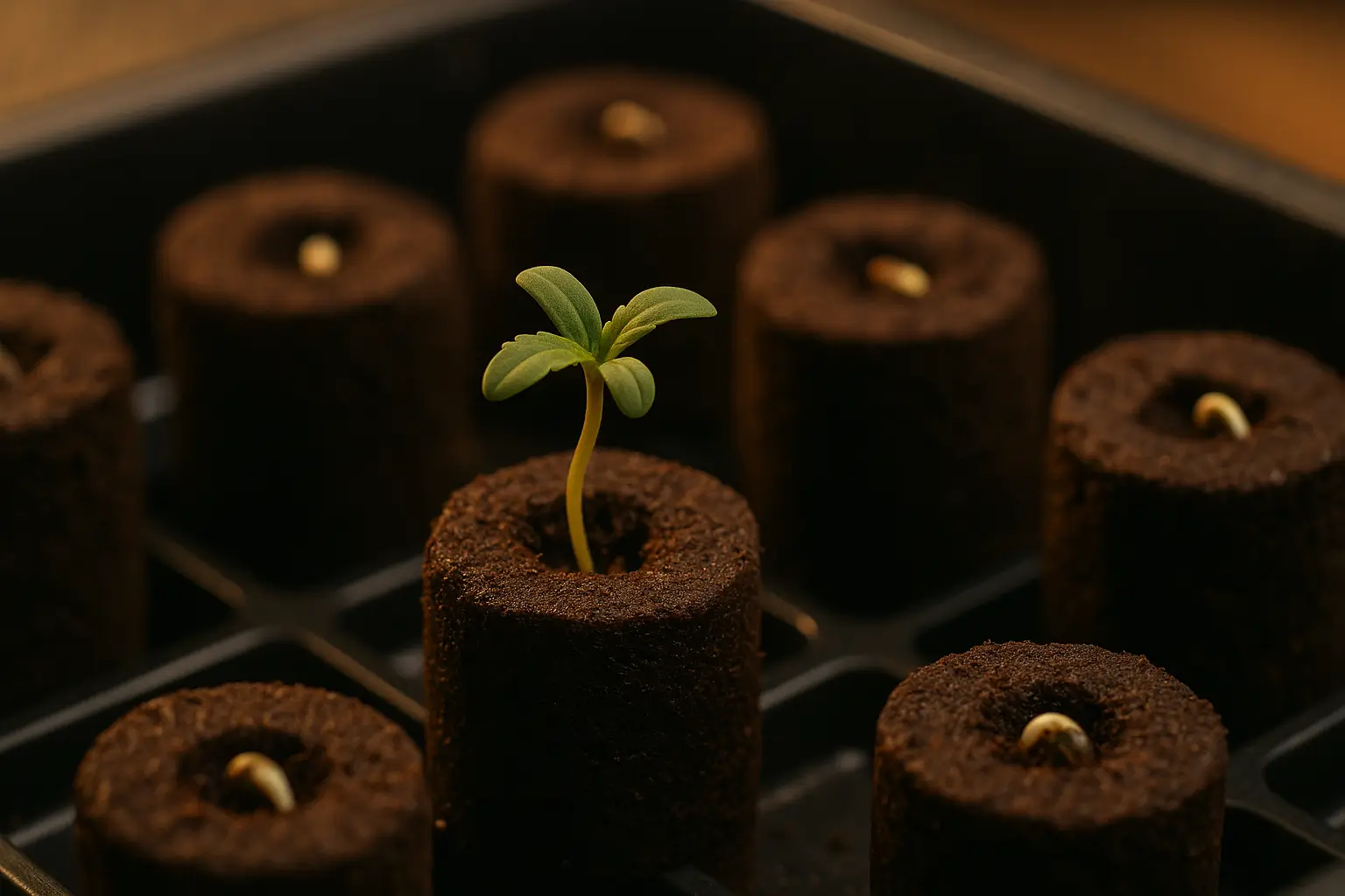 Keimung von Cannabis-Samen in Eazy Plugs – so gelingt’s